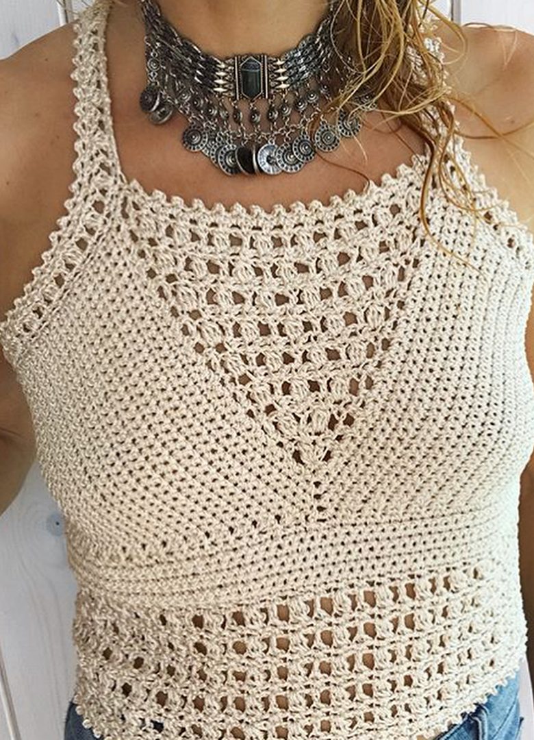 61 Stylish And Cute Crochet Top Pattern Ideas For Summer Page 27 Of
